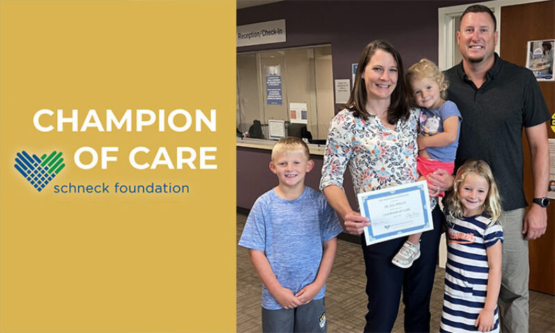 Champion of Care | Schneck Medical Center